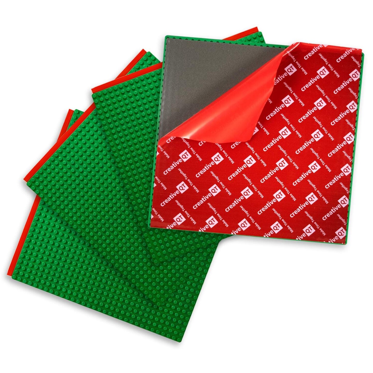 Creative QT MakerBase for Kids Ages 4-14, Green, 4 Pack, 10”x10” Peel ...