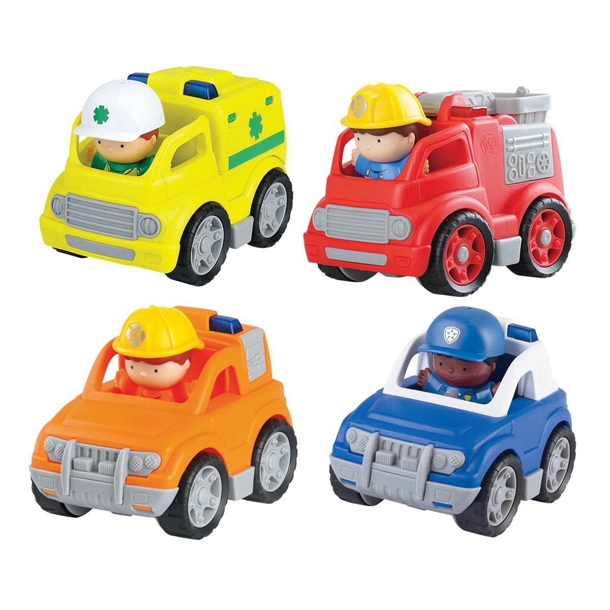 Playgo Mini Emergency Vehicles 4-in-1 | Michaels