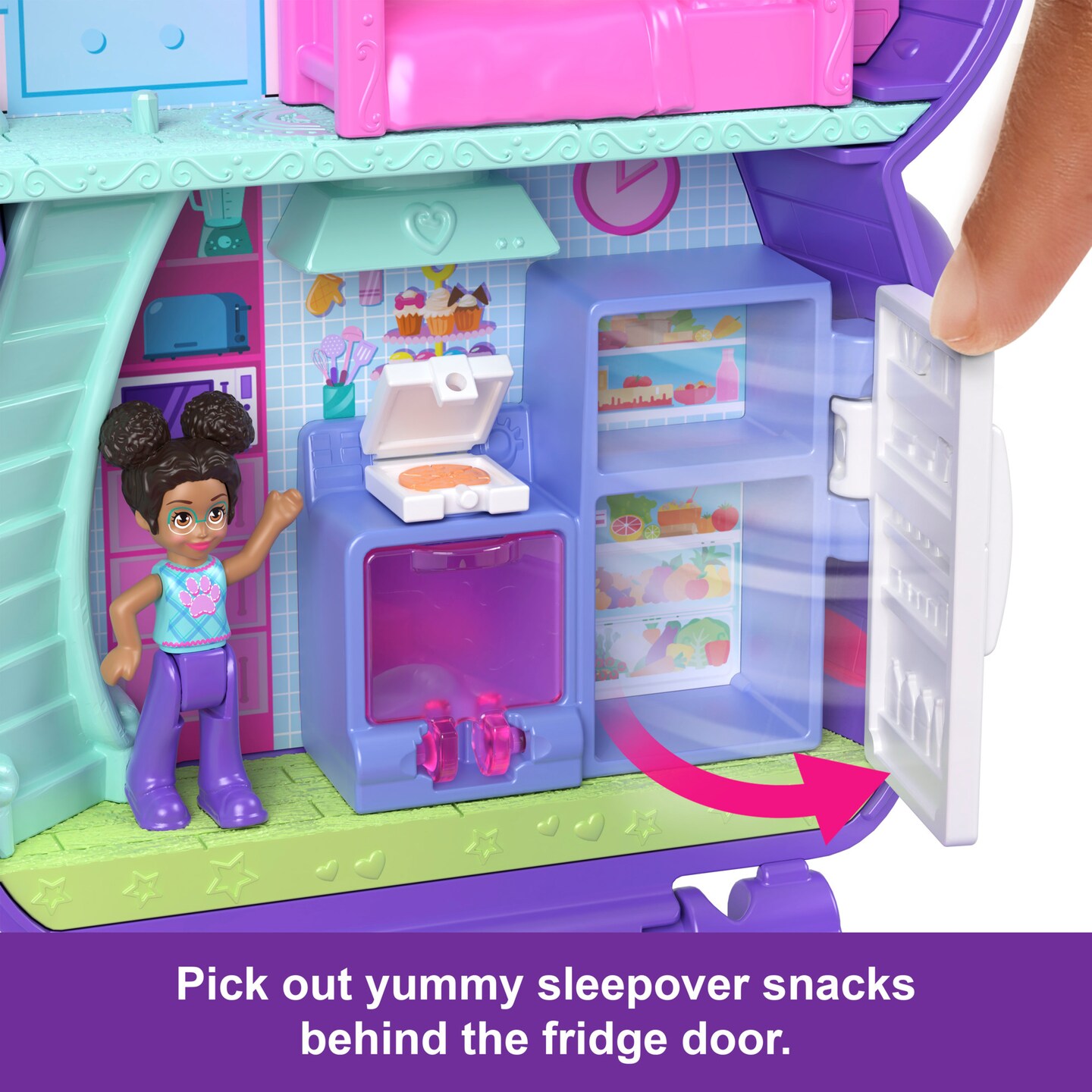 Mattel - Polly Pocket Sleepover Puppy Compact [COLLECTABLES] Paper Doll ...