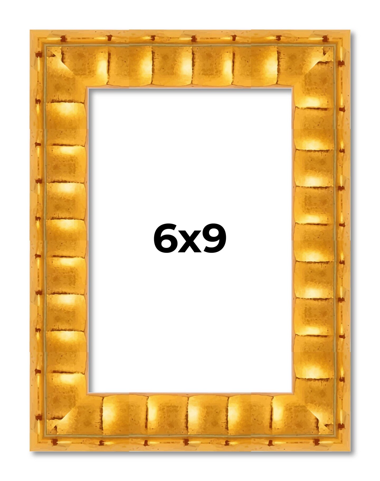 6x9 Bamboo Picture Frame with UV-Resistant Acrylic & Acid Free Backing, Available in 4 Finishes ...