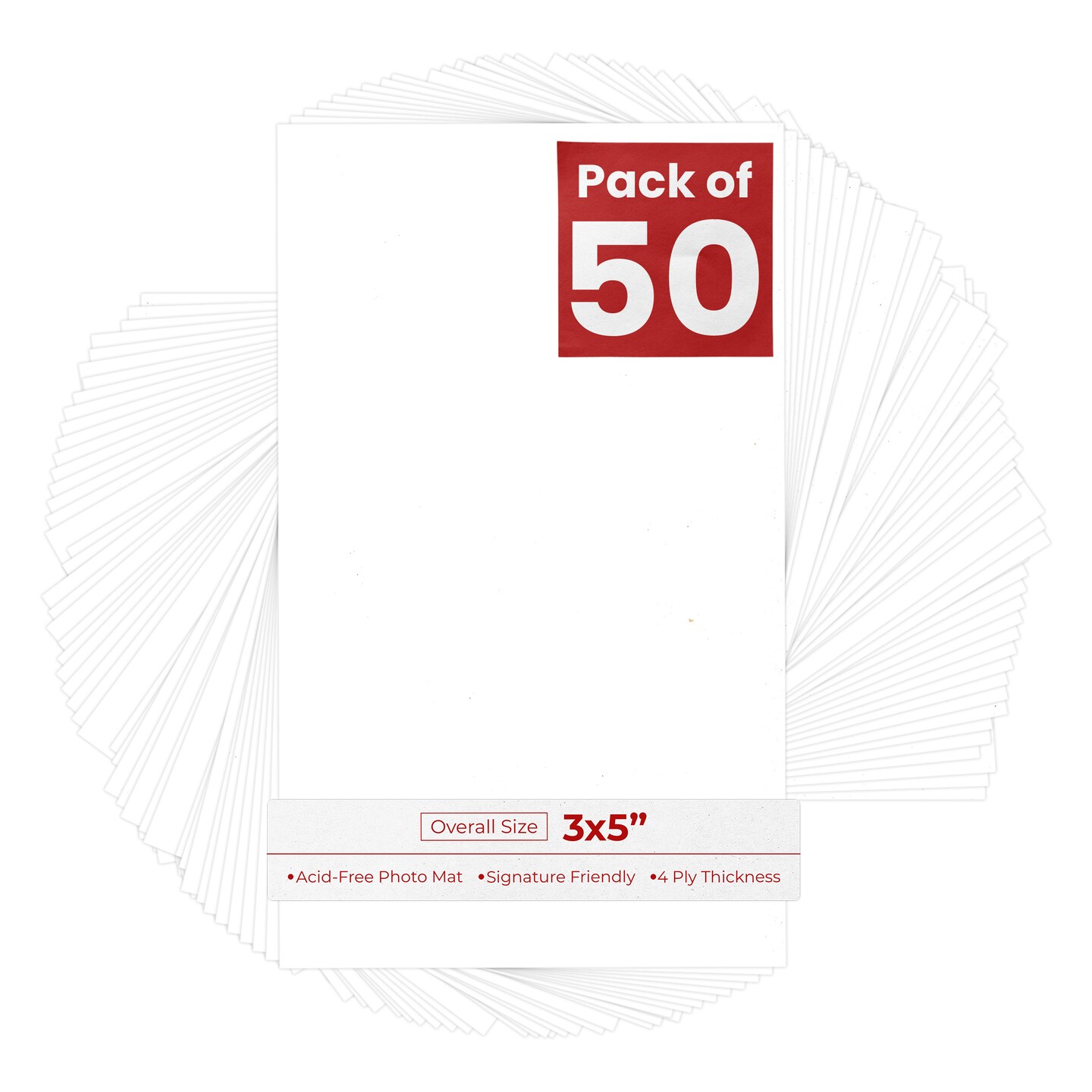Golf Ball Texture 3x5 Inch Uncut Mat Board - Blank Sheets, No Opening ...