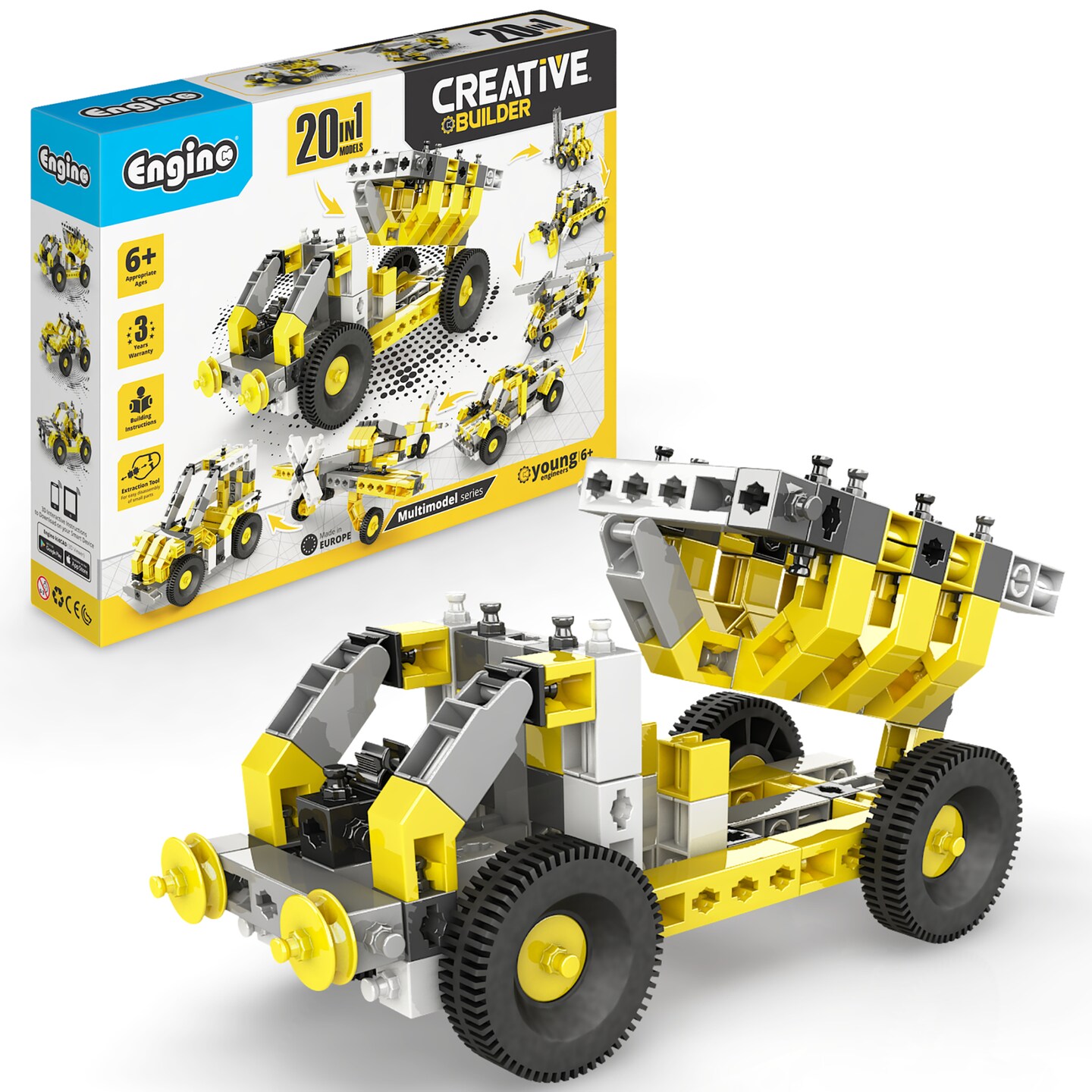 Engino: Creative Builder - 20-In-1 Multimodel Series, Toy Vehicles ...