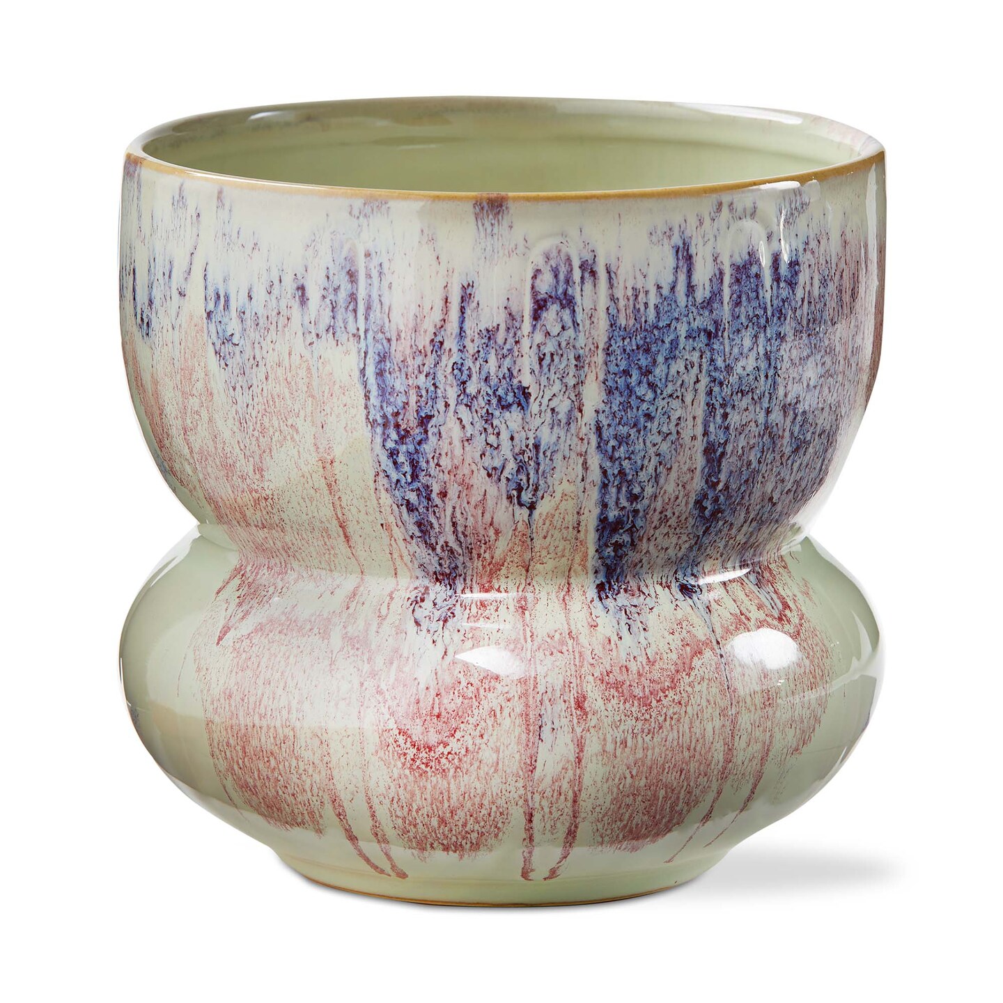 Large Purple Multi Ceramic Uma Planter - 6.5" H x 7" L x 7" W - Perfect ...