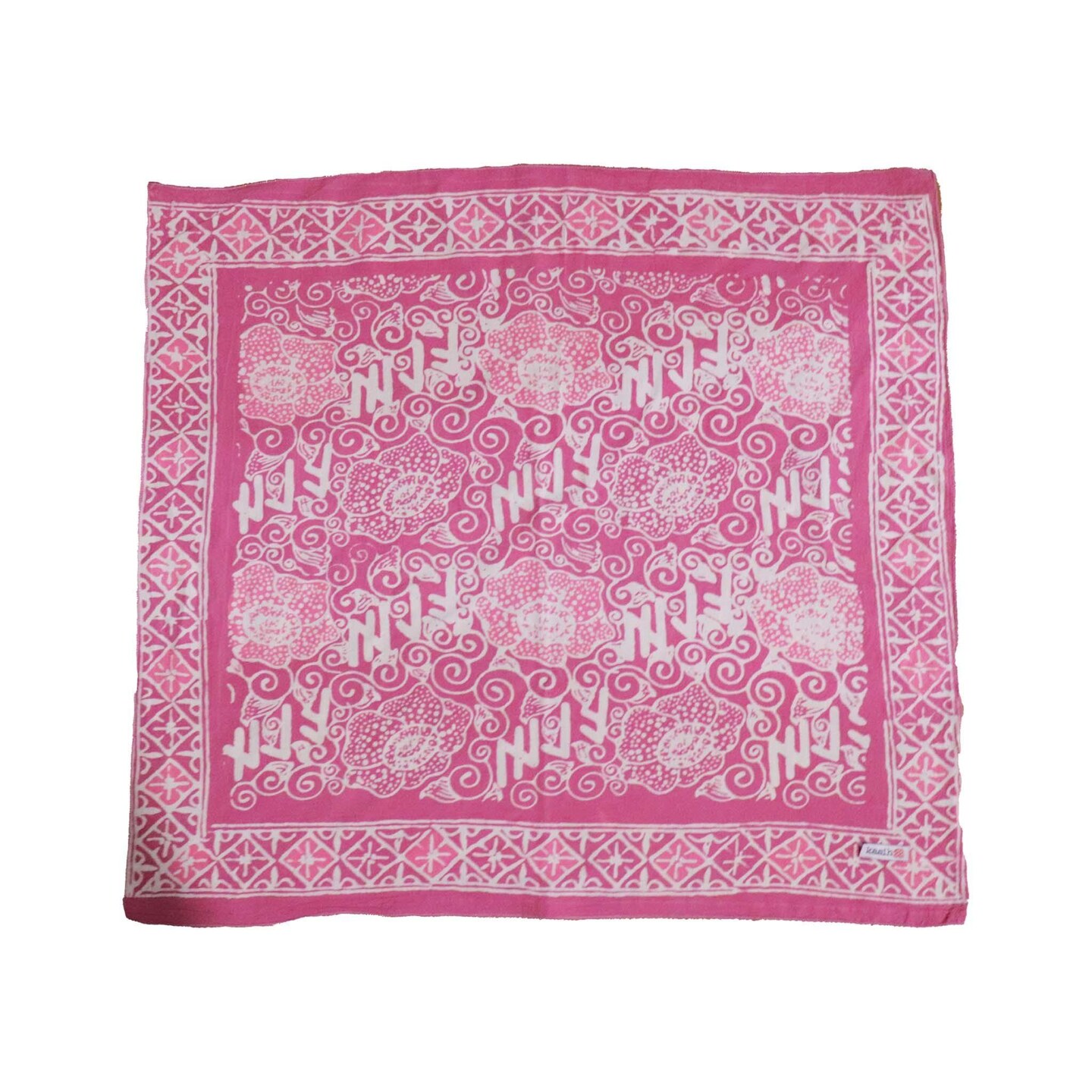 Hand Dyed Batik Bandana, Pink Corpse Flower, Giant Padma, Rafflesia ...
