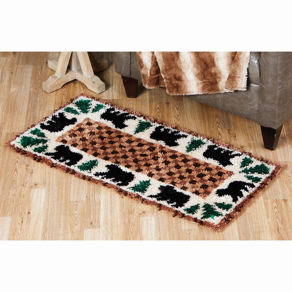 Herrschners North Woods Runner Latch Hook Kit | Michaels