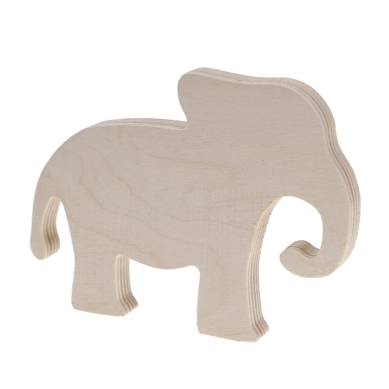 Good Wood By Leisure Arts Shape Elephant 5.5"X 4.25", Wooden Shapes ...