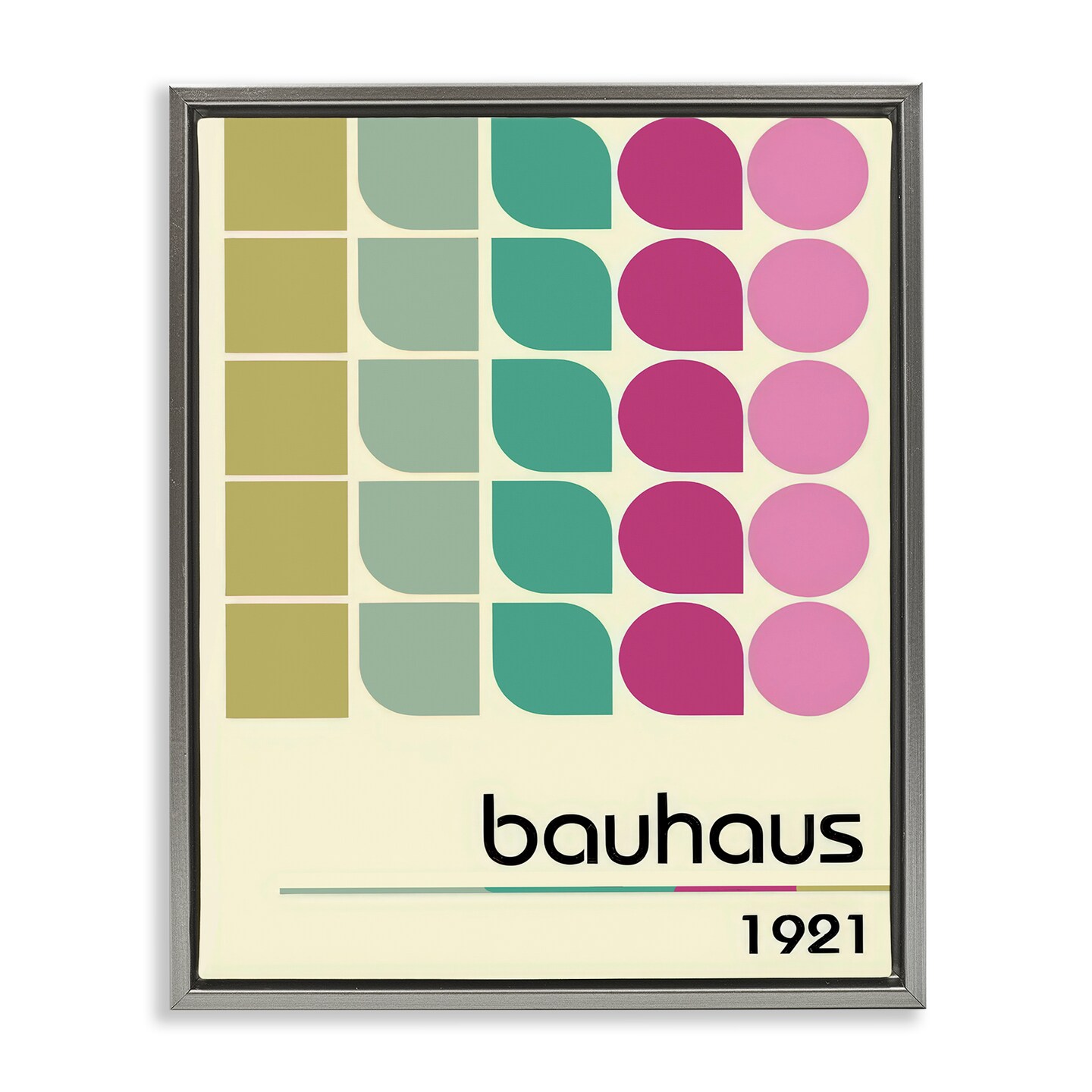 Stupell Industries Bauhaus Midcentury Modern Floating Frame, design by ...