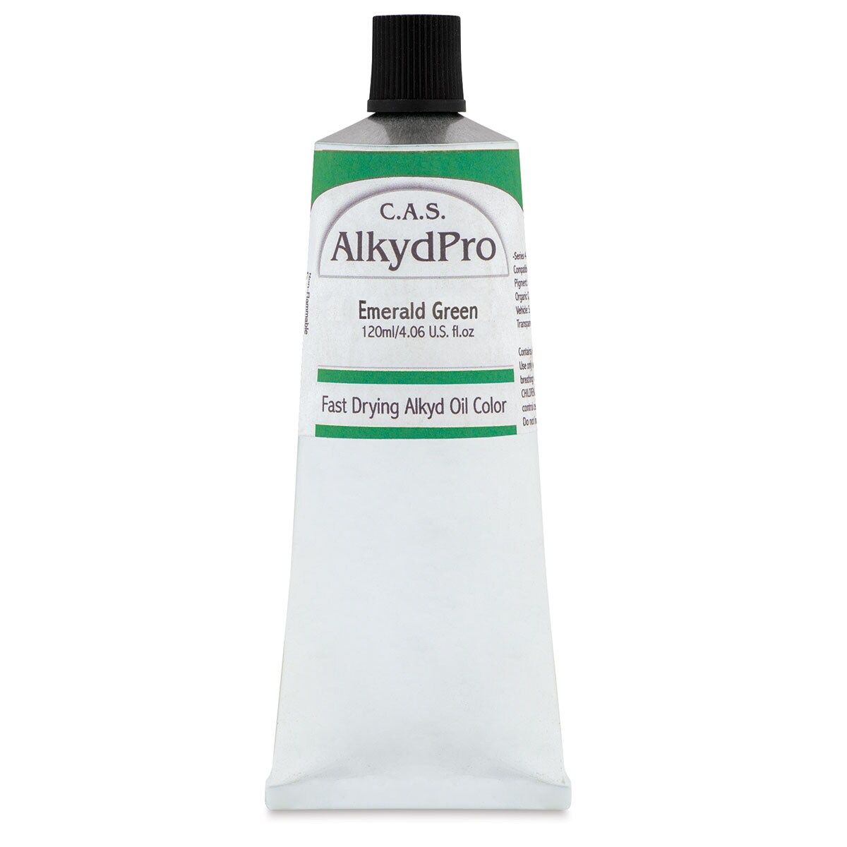 CAS AlkydPro Fast-Drying Alkyd Oil Color - Emerald Green, 120 ml tube ...