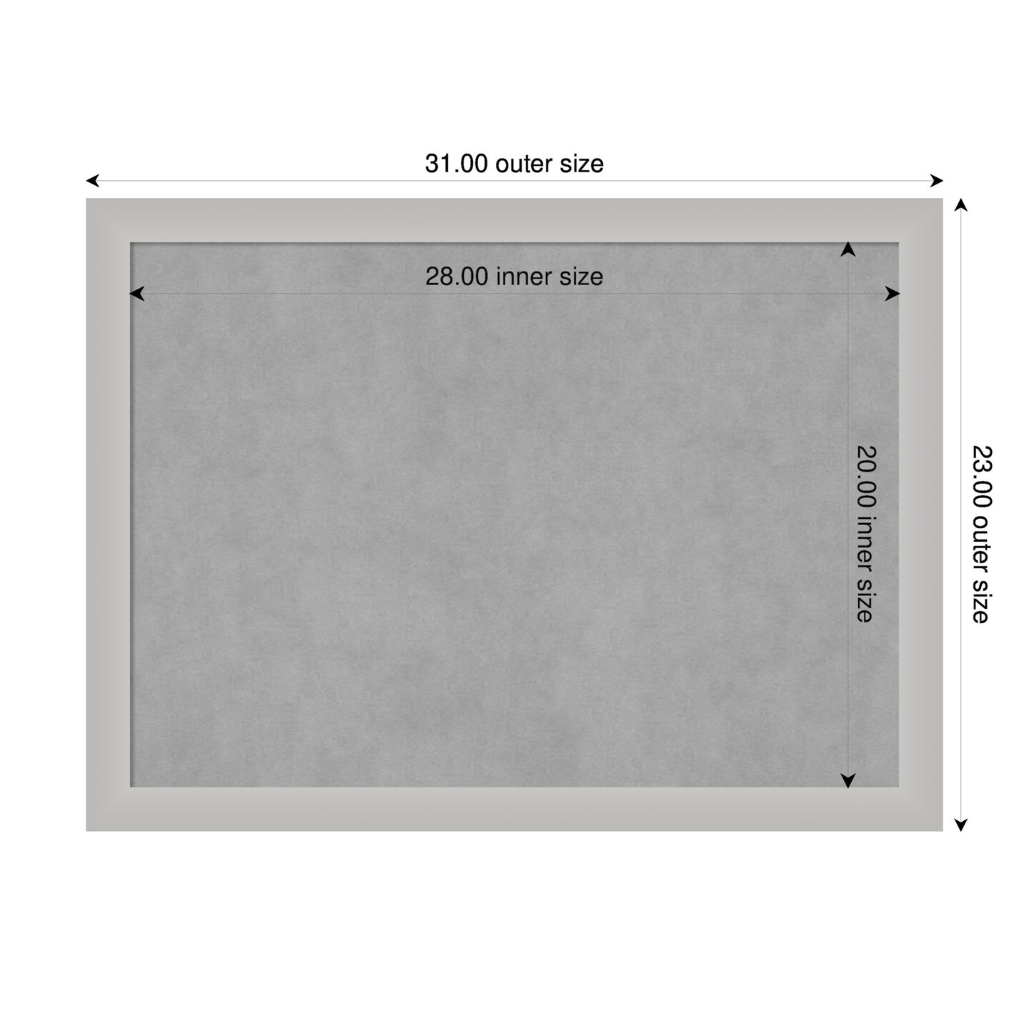Low Luster Silver Wood Framed Magnetic Board | Michaels