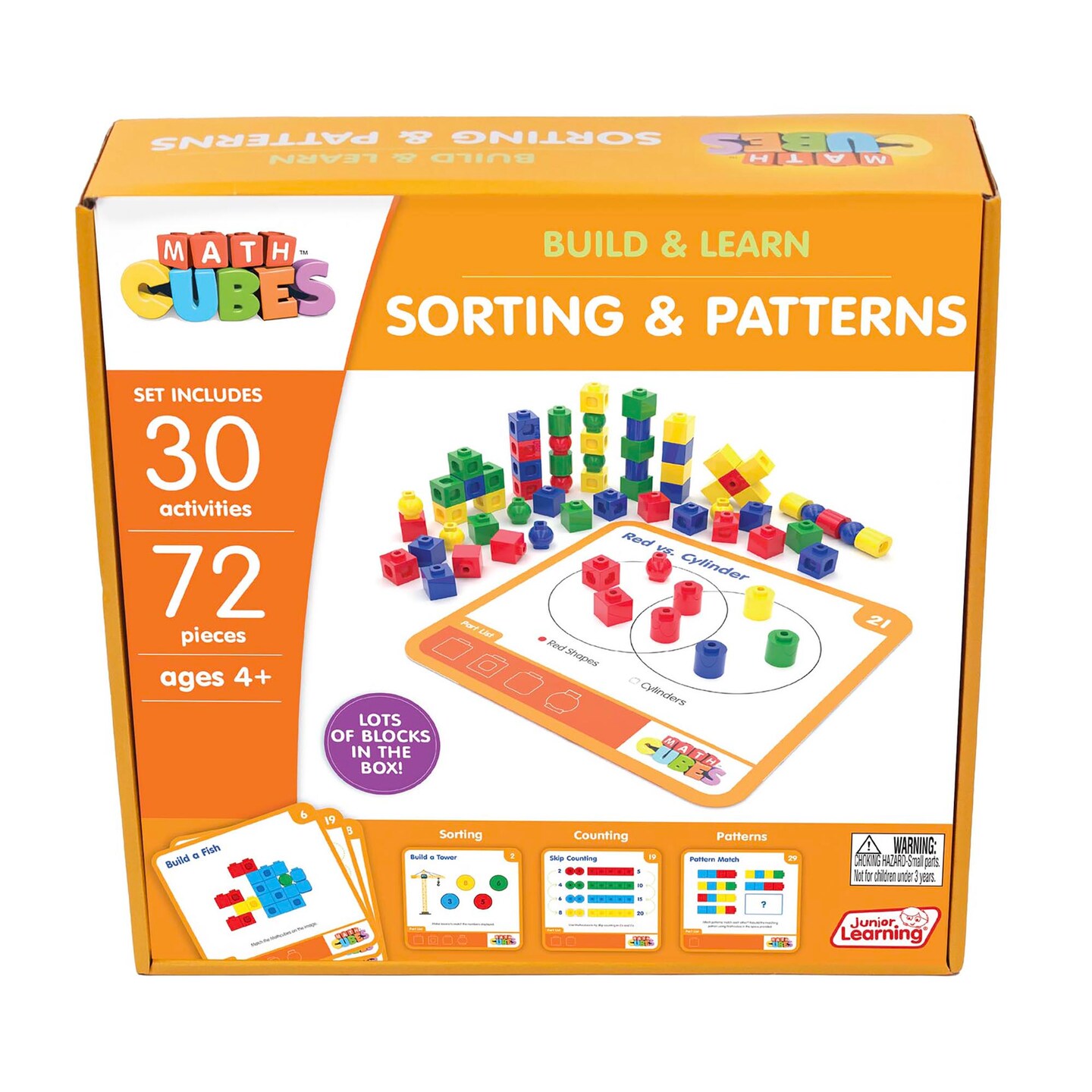 Mathcubes: Sorting & Patterns 30 Activity Set | Michaels