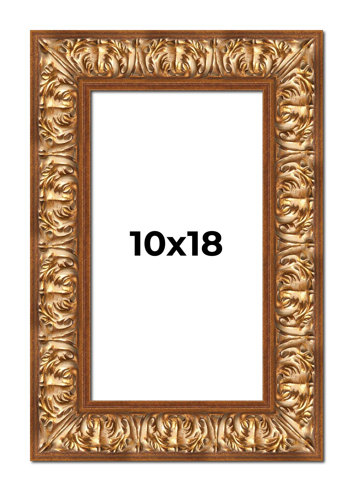 Modern Shadow Box 1" Depth Gold Picture Frame - UV Acrylic, Backing ...