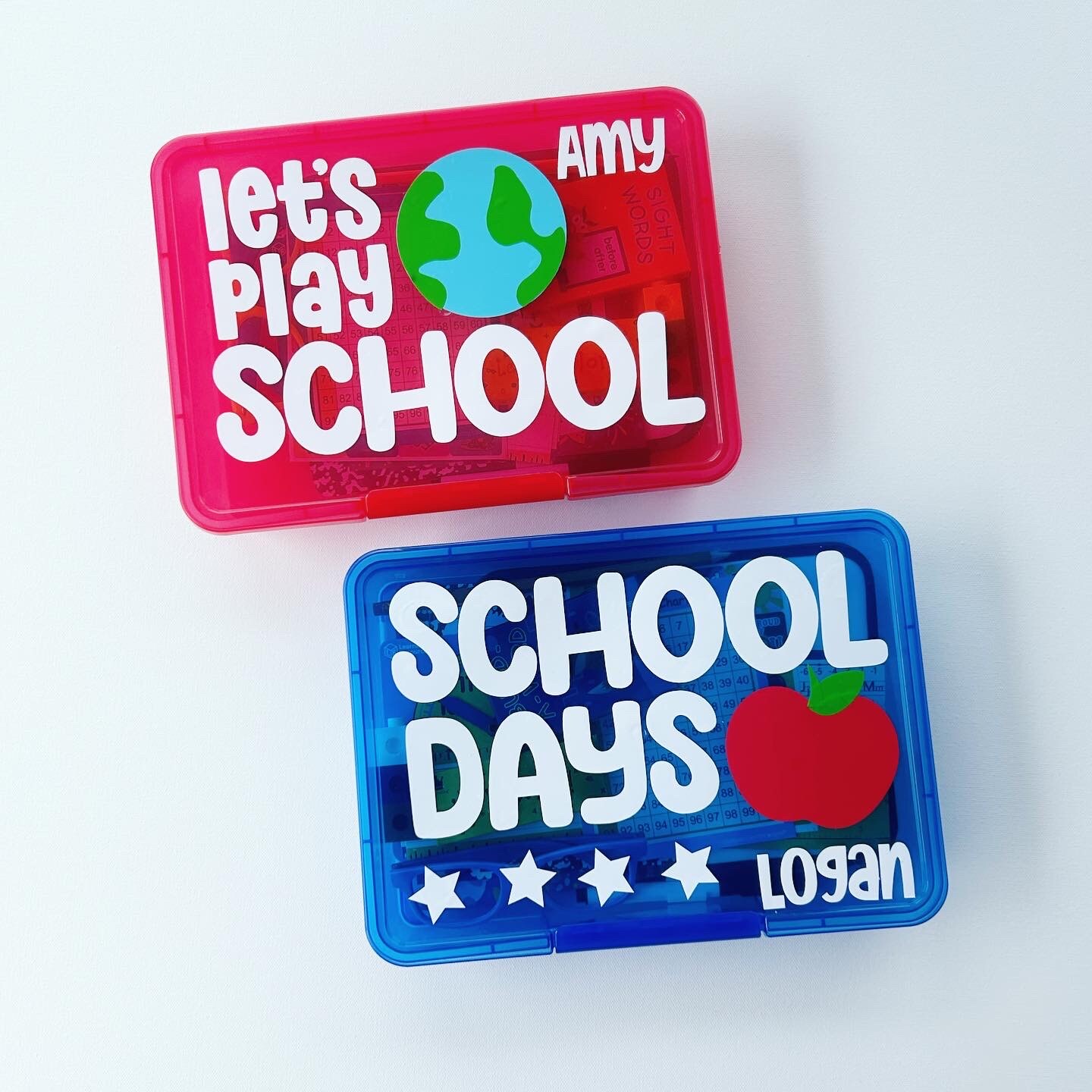 Pretend School Play Set | Educational Busy Box Kids Toddler | Sensory ...