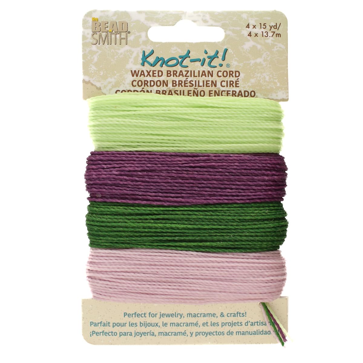 The Beadsmith Brazillian Waxed Cord Mix | Michaels