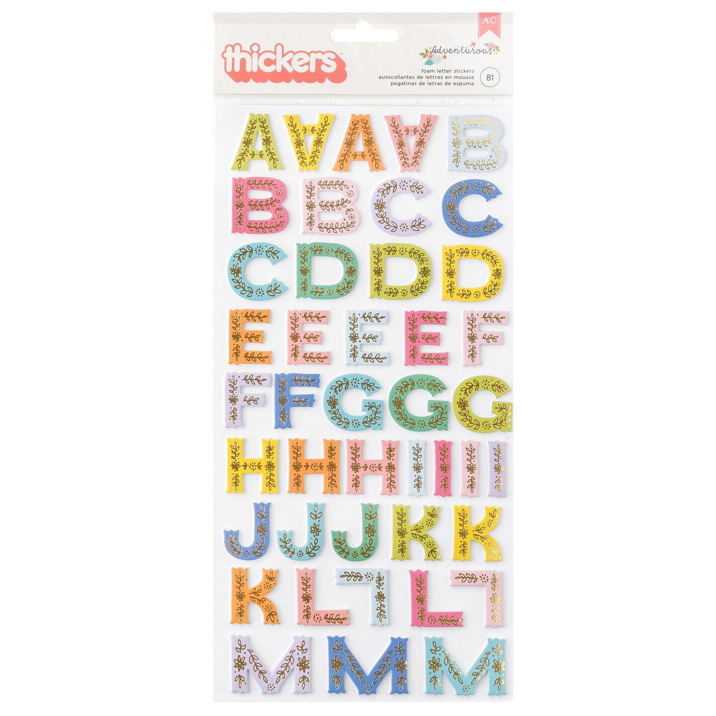 Paige Evans Adventurous Thickers-Alphabet | Michaels