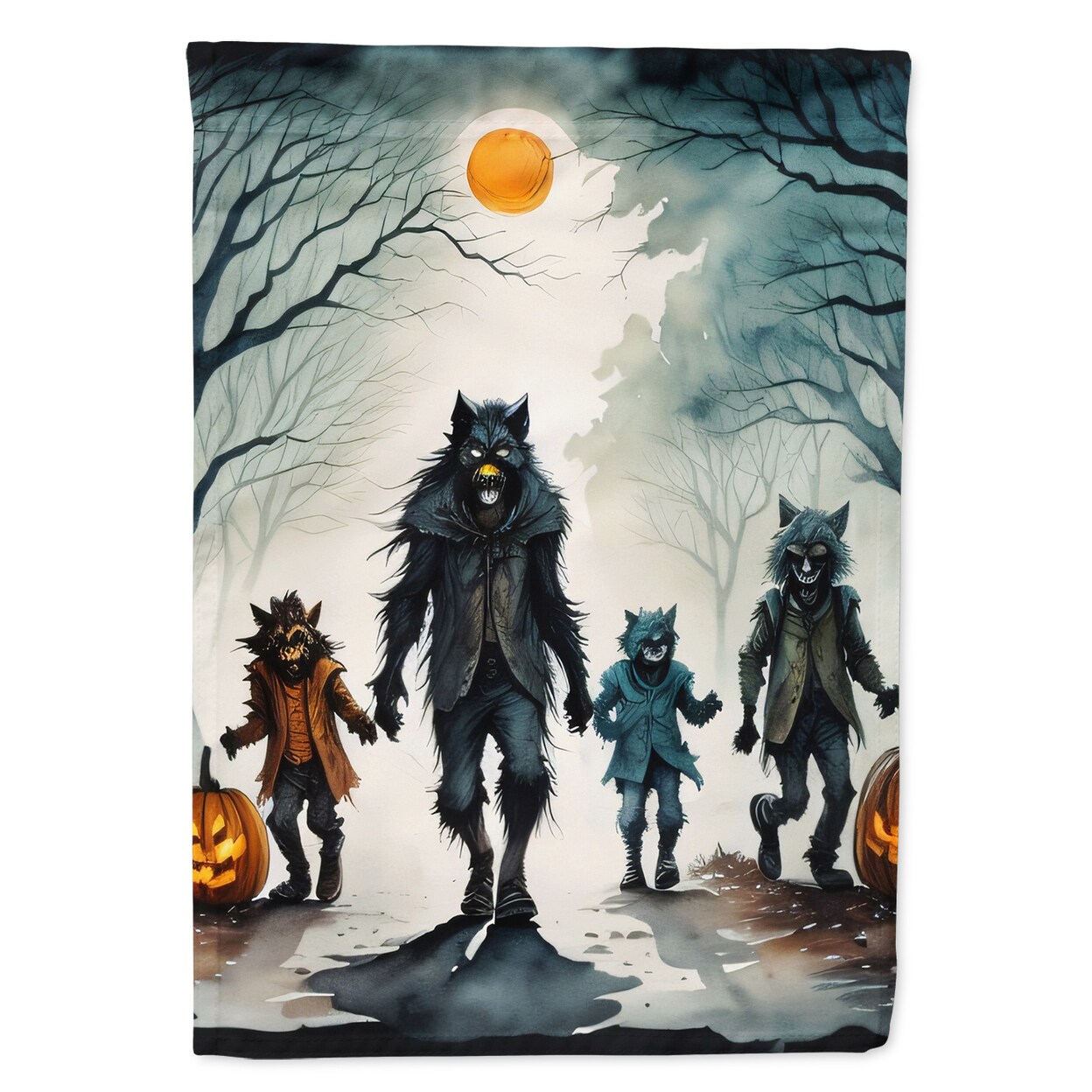 Werewolves Spooky Halloween House Flag | Michaels