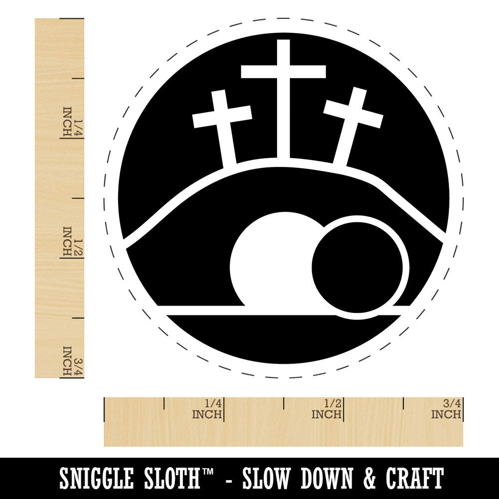 Resurrection of Jesus Christ Easter Sunday Three Crosses Self-Inking ...