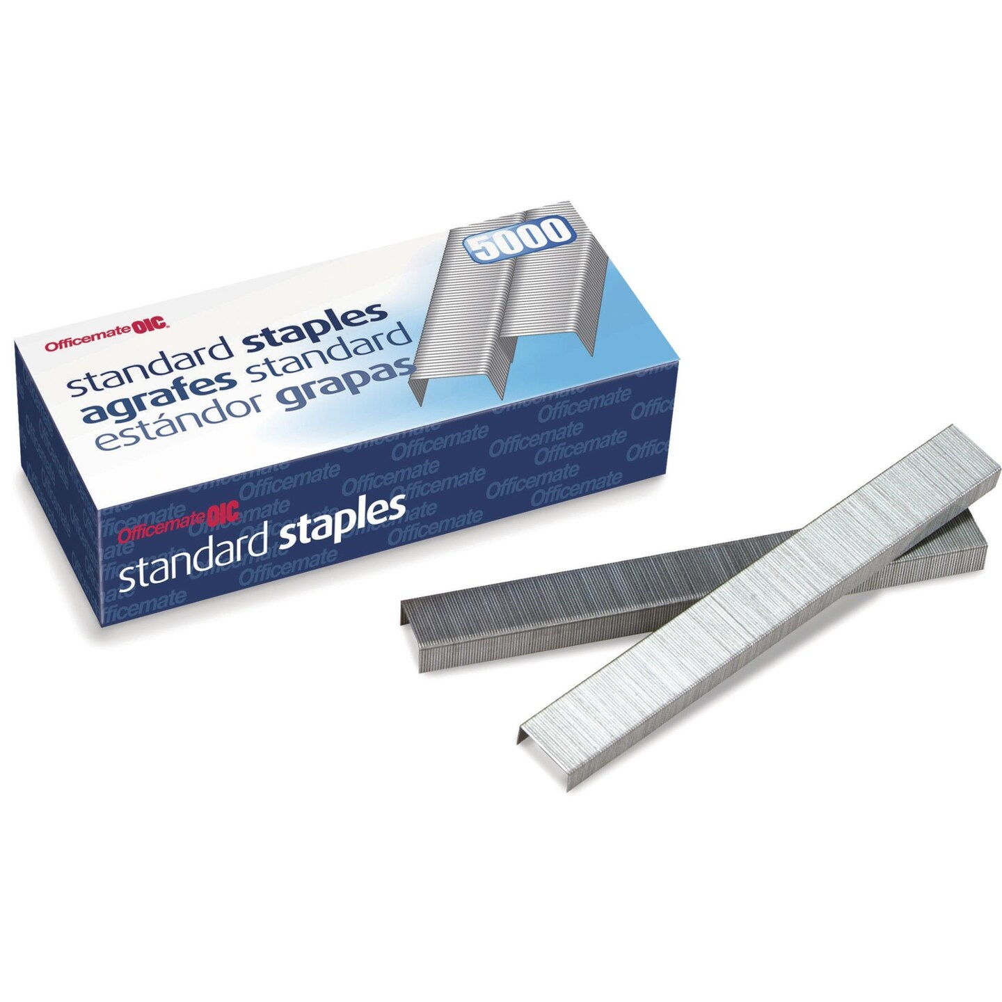 Officemate Standard Chisel Point Staples, 5000 Staples/Box, Count: 5000 ...