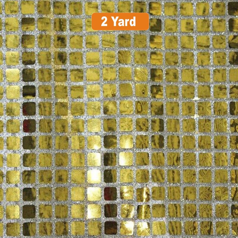 Square Sequins Fabric Quad Sequins Fabric 45" Wide Multiple Colors ...