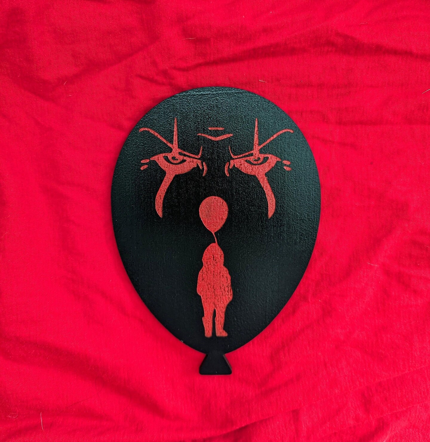 Pennywise Georgie Balloon Wood Cutout, IT Movie, Pennywise Face, Horror ...