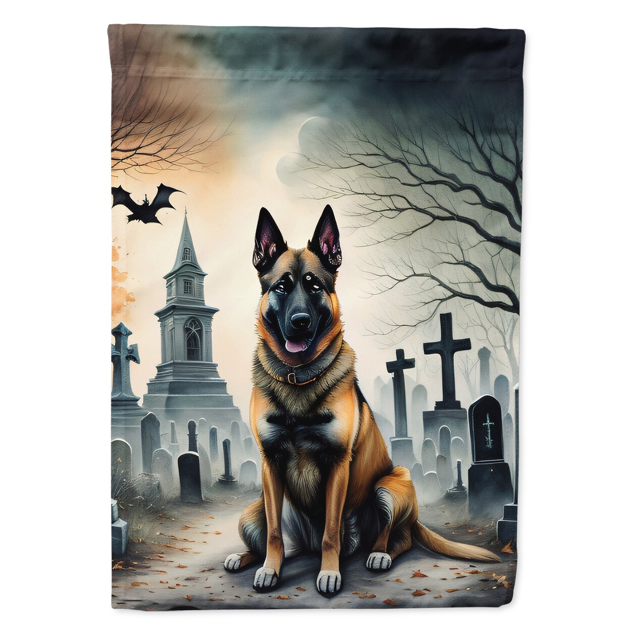 Belgian Malinois Spooky Halloween House Flag | Michaels