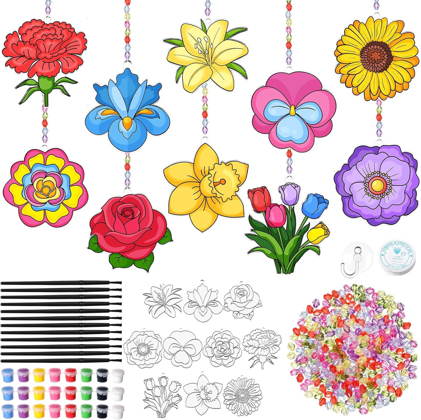 30 Set Spring Craft Kit Suncatchers Kit Spring | Michaels
