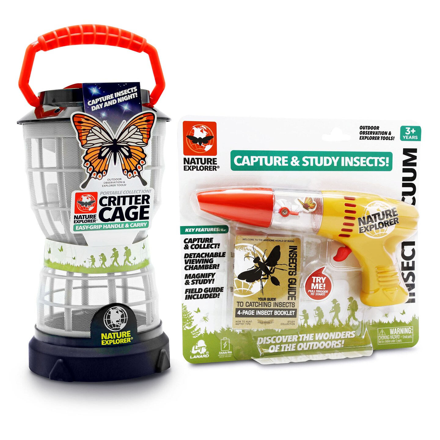 Lanard Nature Explorer: Combo Pack - Critter Cage Bug Collector ...