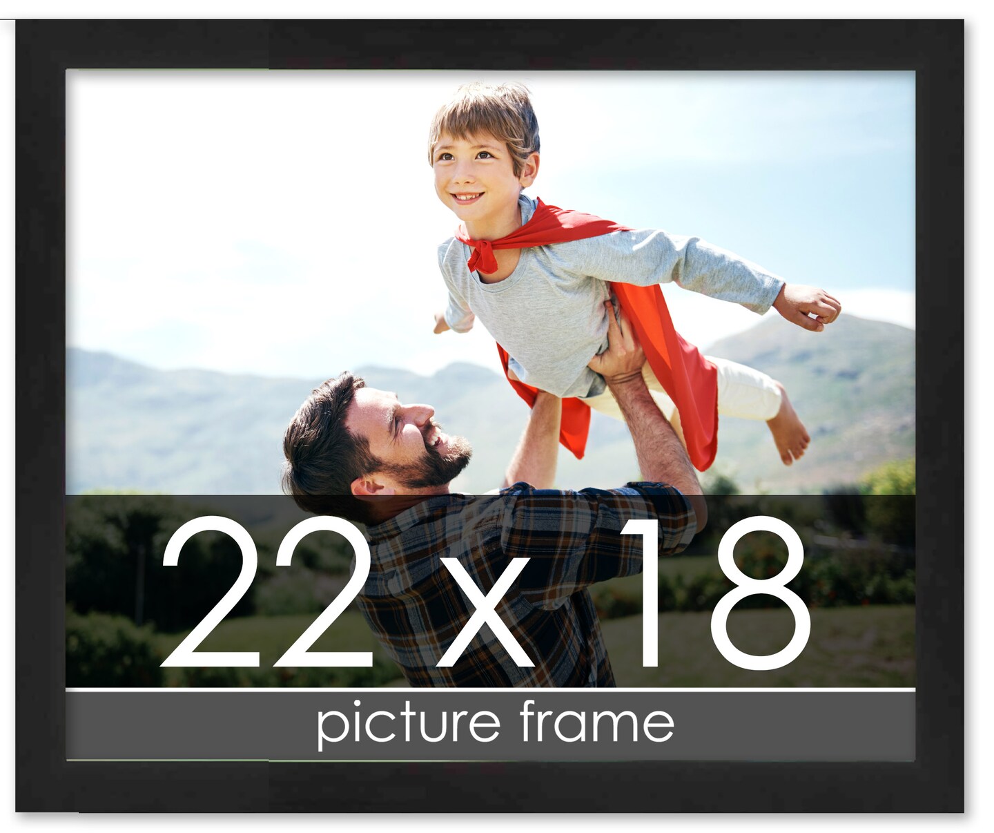 18x22 Decor Picture Frame with UV-Resistant Acrylic & Acid Free Backing ...