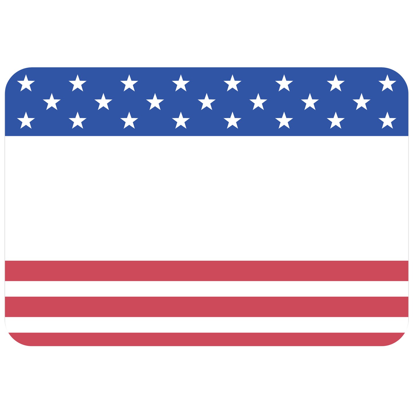Avery Adhesive Name Tags, American Flag, Stars & Stripes, 2-1/3" x 3-3/ ...