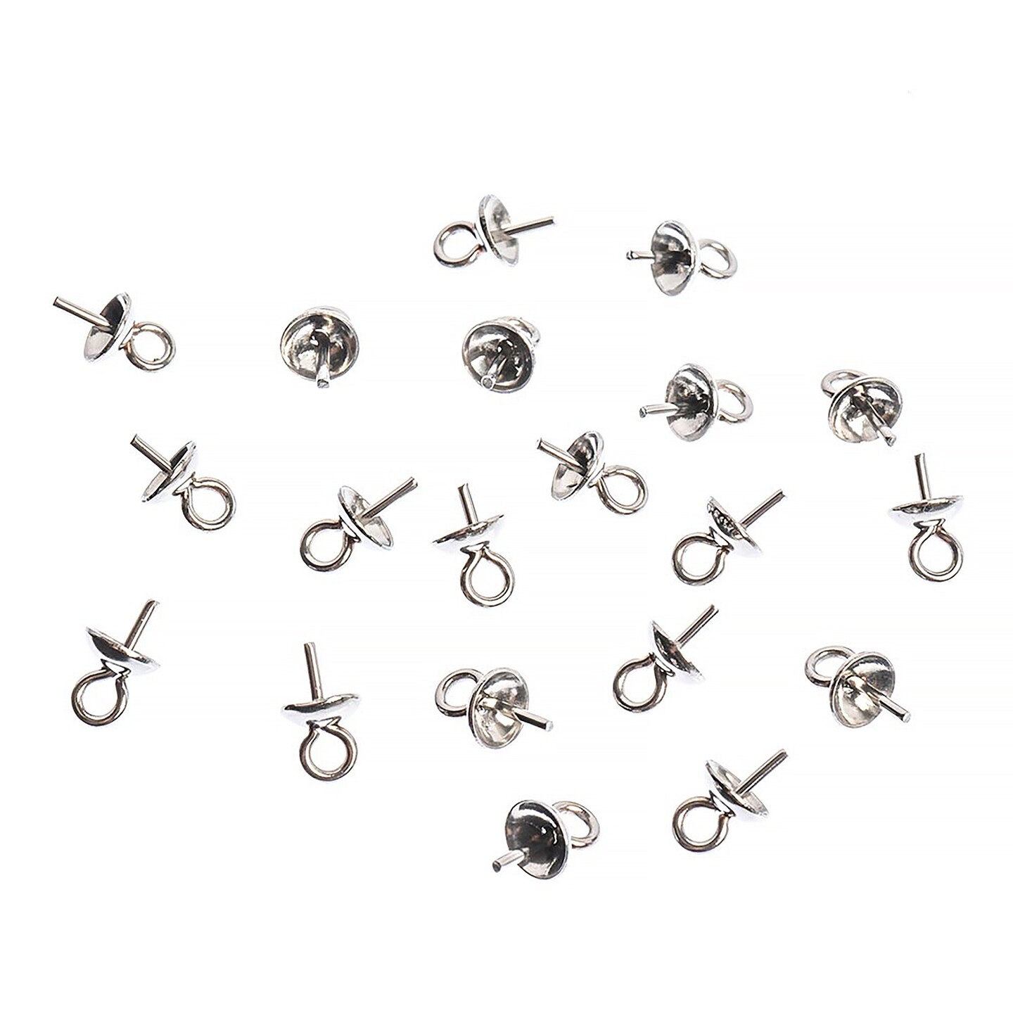 John Bead Stainless Steel Silver Bail Pin with Cup | Michaels