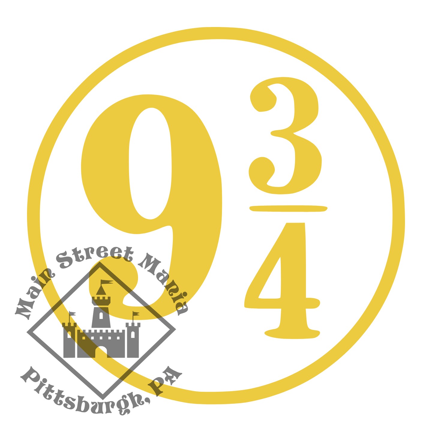 Platform 9 3 4 Decal Sticker | MakerPlace by Michaels