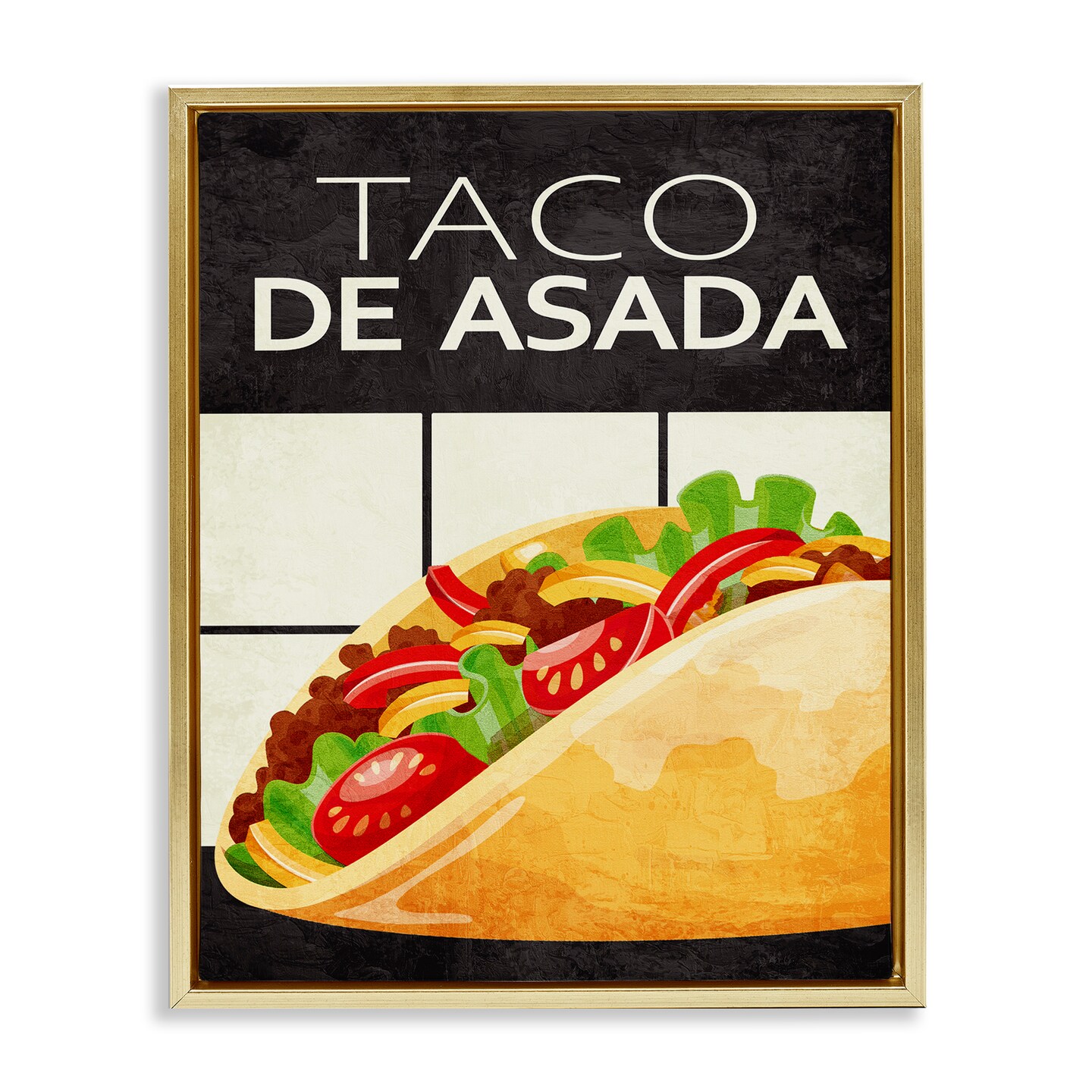 Stupell Industries Taco Classic Meal Floating Frame Design by Kim Allen ...