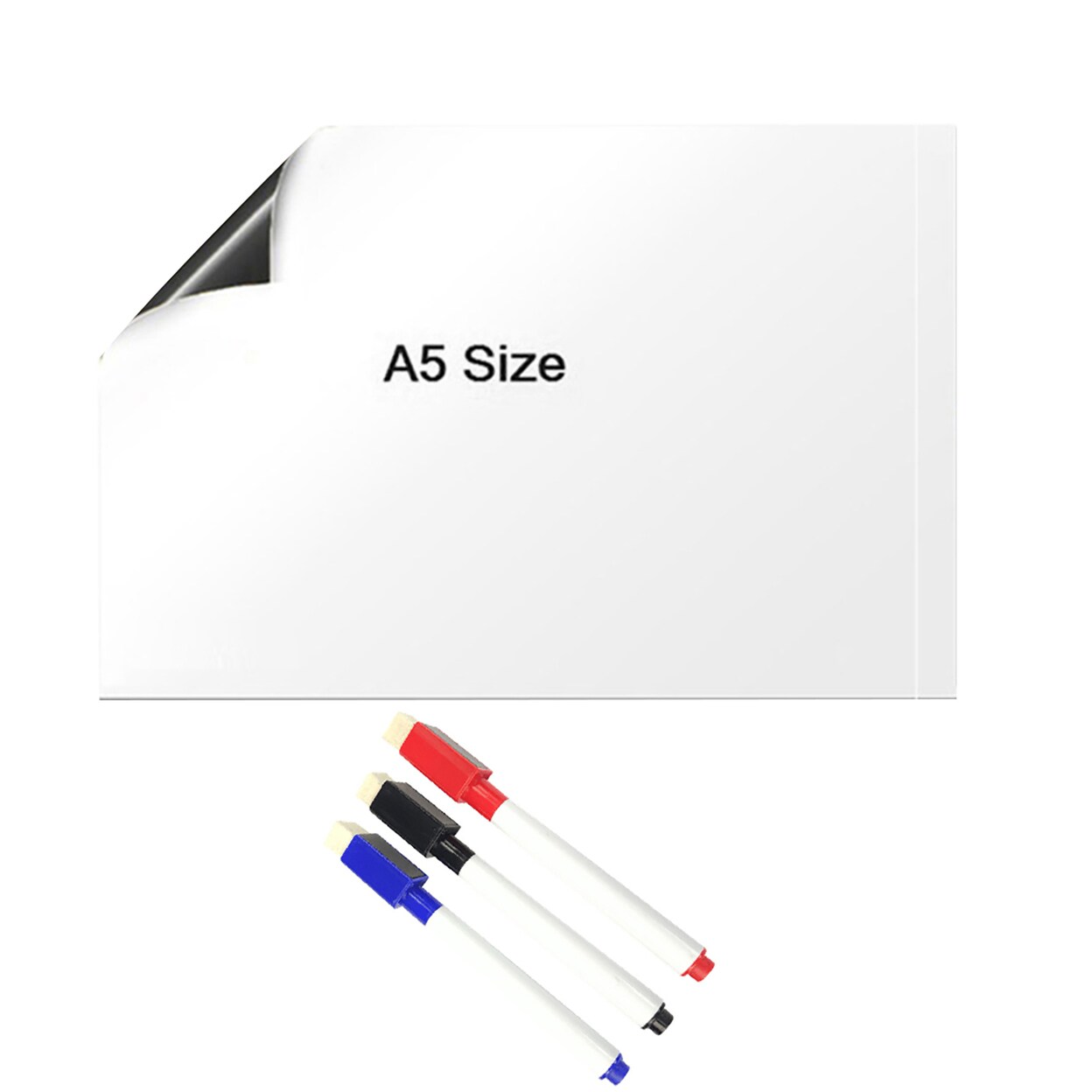 A5 Whiteboard Self-Adhesive Memo Flexible Magnetic Whiteboard Sticker ...