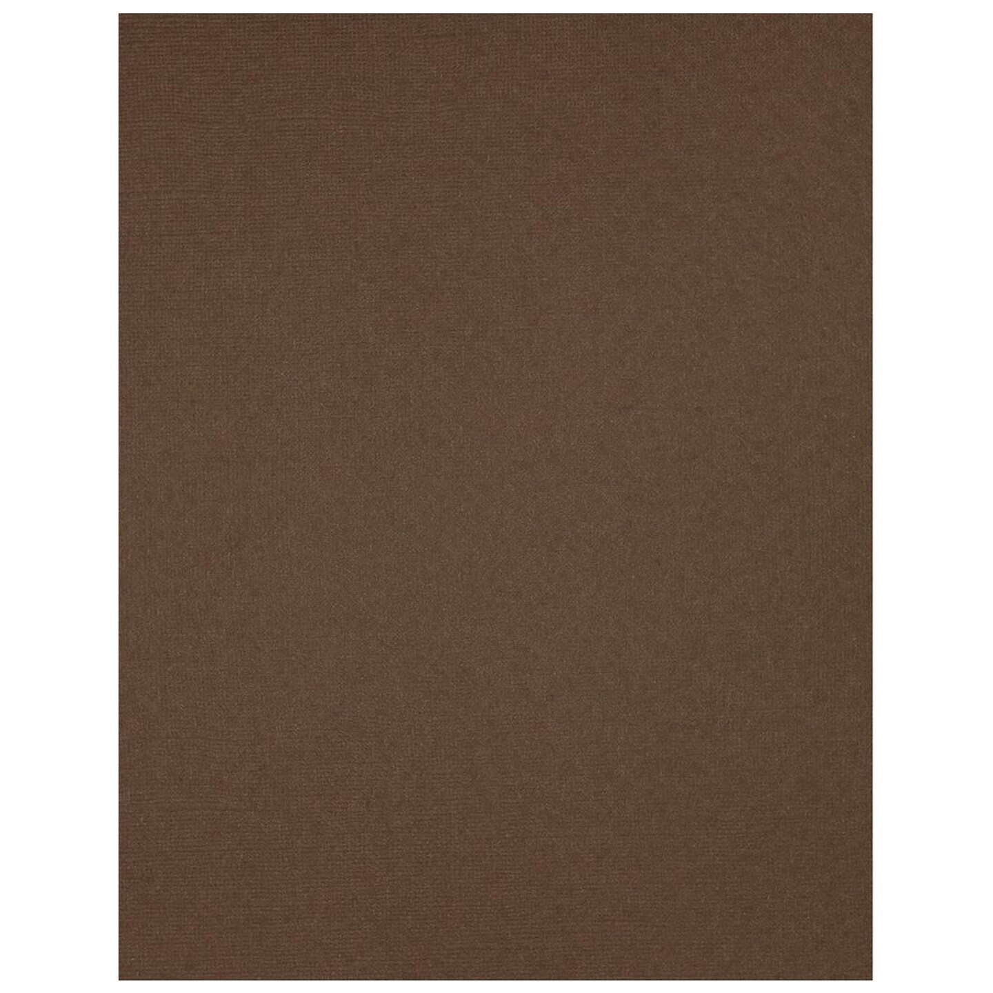 PA Paper Accents Textured Cardstock 8.5" x 11" Bitter Chocolate, 74lb ...