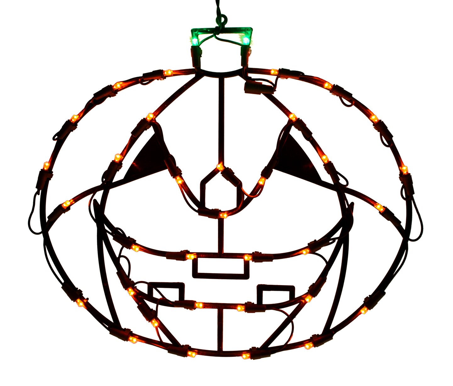 Orange & Green 18" LED Pumpkin | Michaels