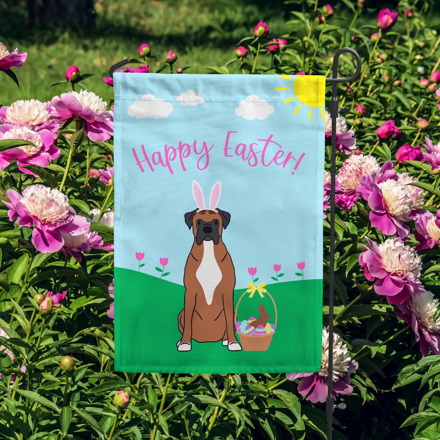 Boxer Easter Garden Flag - Pick Your Boxer Color! | MakerPlace by Michaels