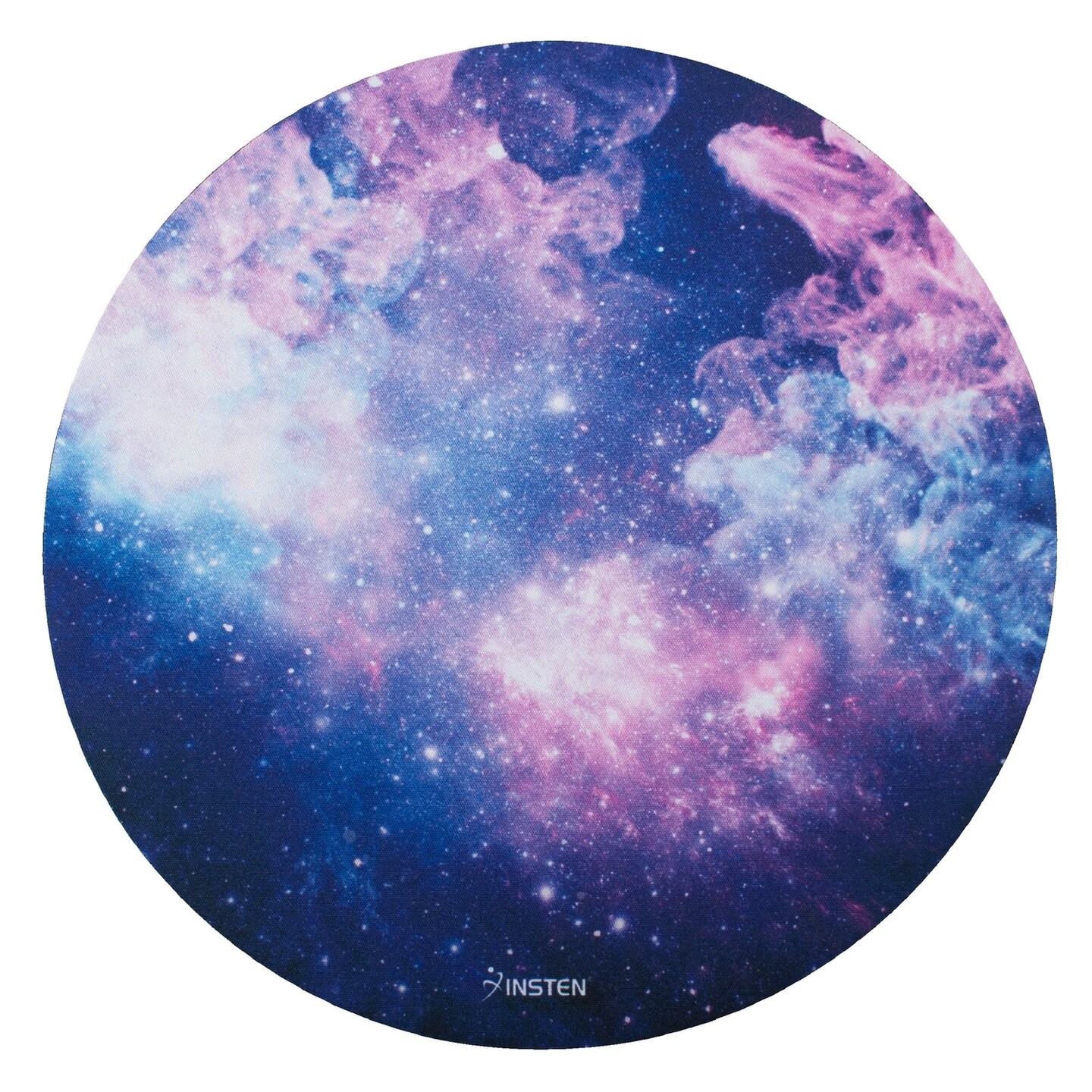 Insten Nebula Galaxy Mouse Pad Round, Non Slip Rubber Base, Smooth ...