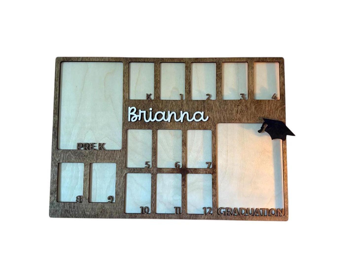 Personalized Graduation Photo Display - Personalized Grad Decor - Fits ...