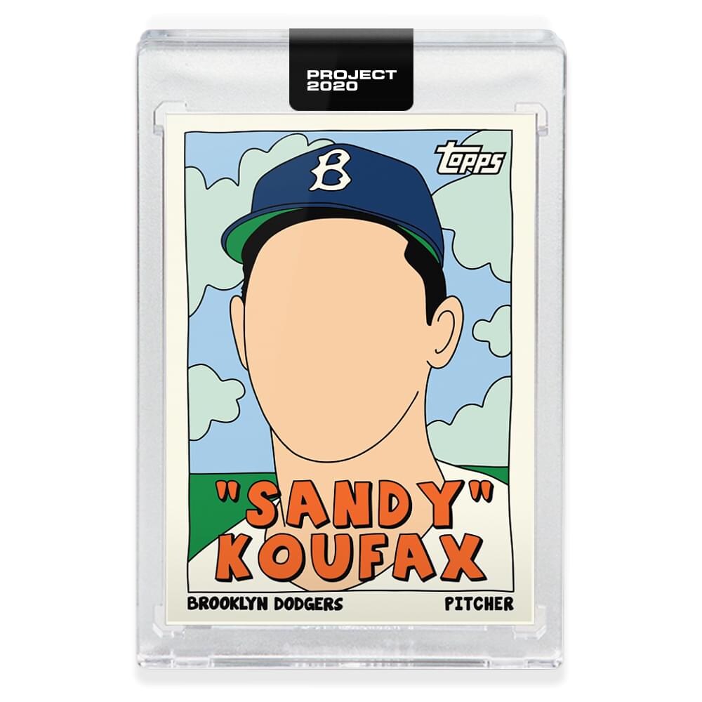 Topps PROJECT 2020 Card 76 - 1955 Sandy Koufax by Fucci | Michaels