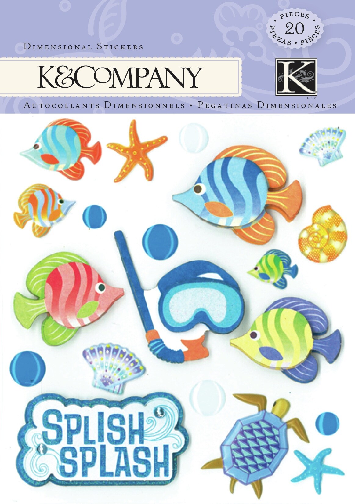 Dimensional Stickers-Splish Splash | Michaels