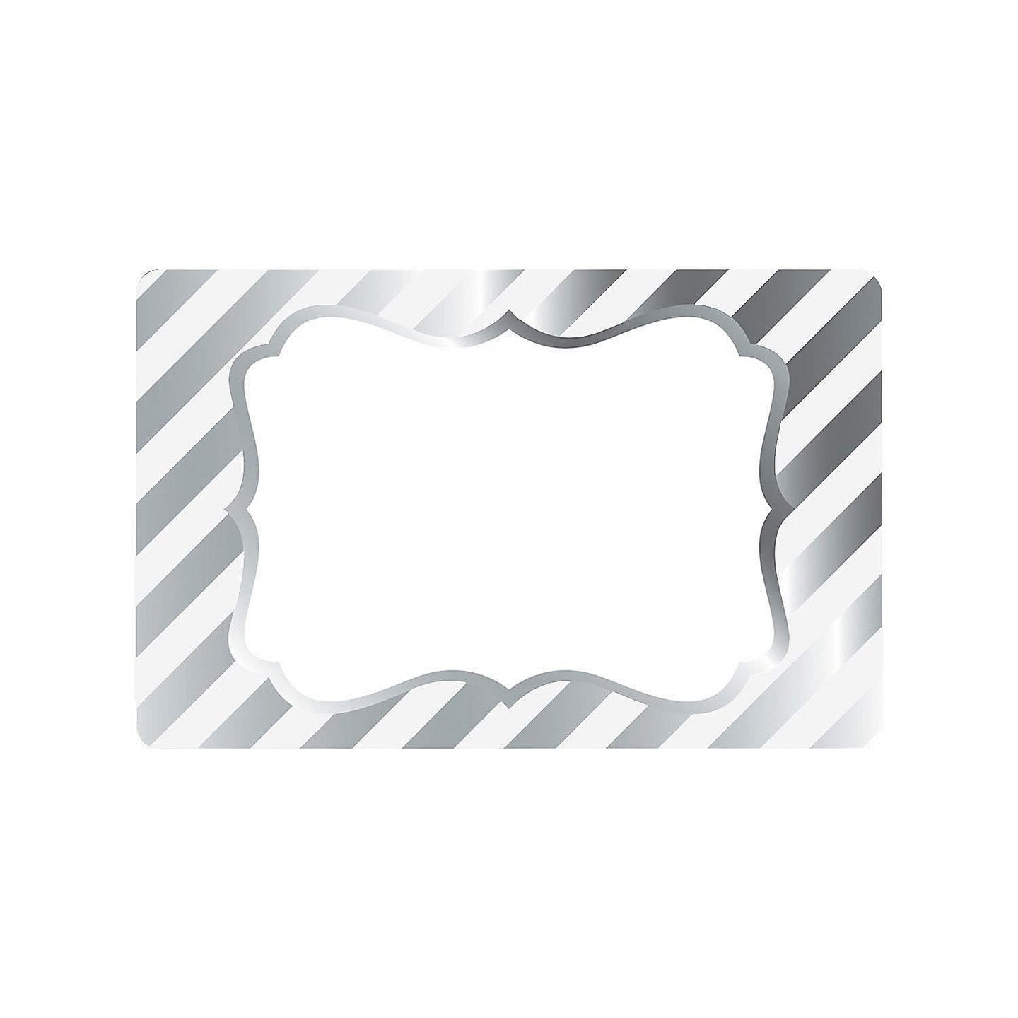 White Silver Foil Label Sticker Roll 100 Pieces | Michaels