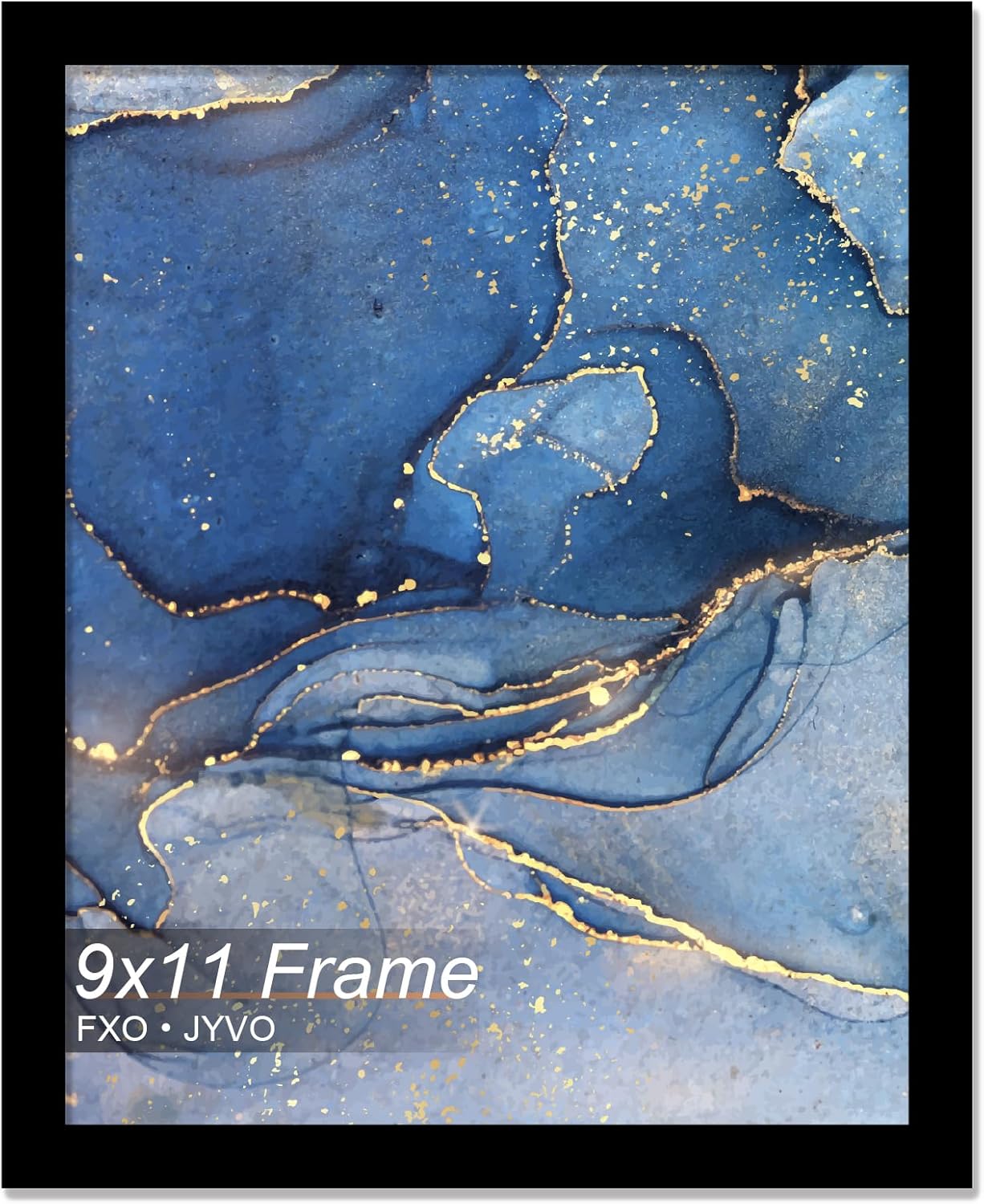 9x11 Picture Frame, Black Frame for 9 x 11 Inch Picture Poster Photo ...