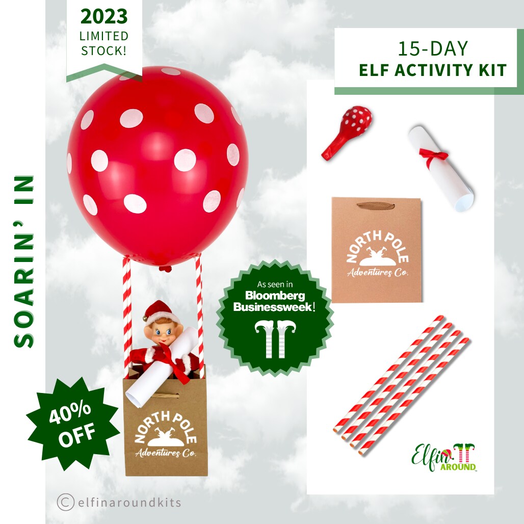 15-Day Christmas Elf Activity Kit | Best Seller Elf Kit | Elf Props ...