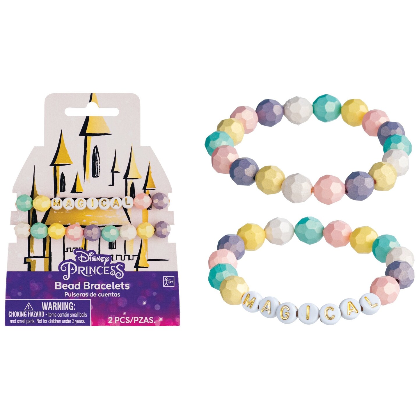 Disney Princess Bead Bracelets - 2ct | Michaels