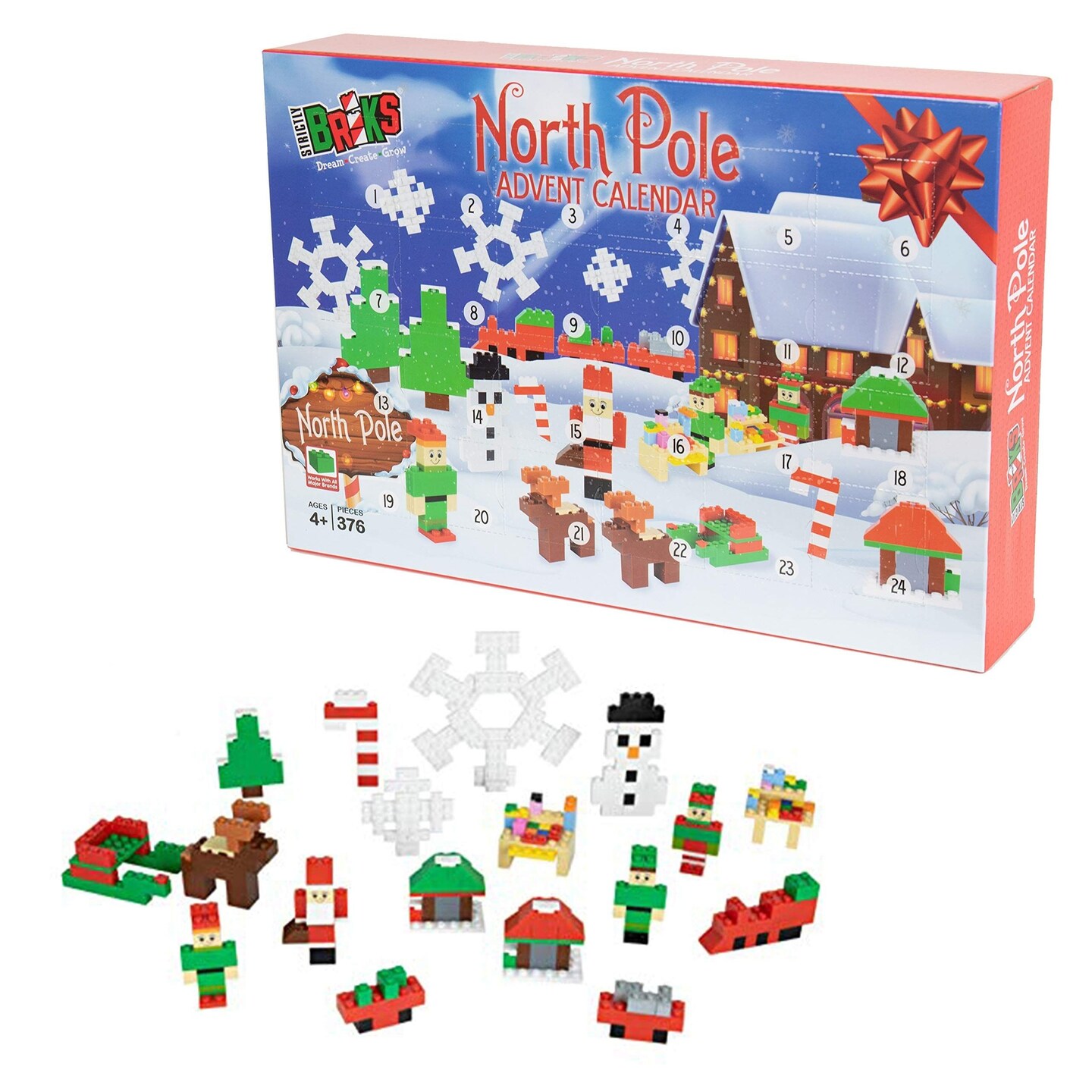 Strictly Briks Classic Bricks Advent Calendar for Kids and Toddlers ...