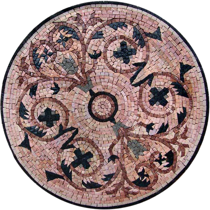 Round Mosaic Artwork - Visions of Spring | MakerPlace by Michaels