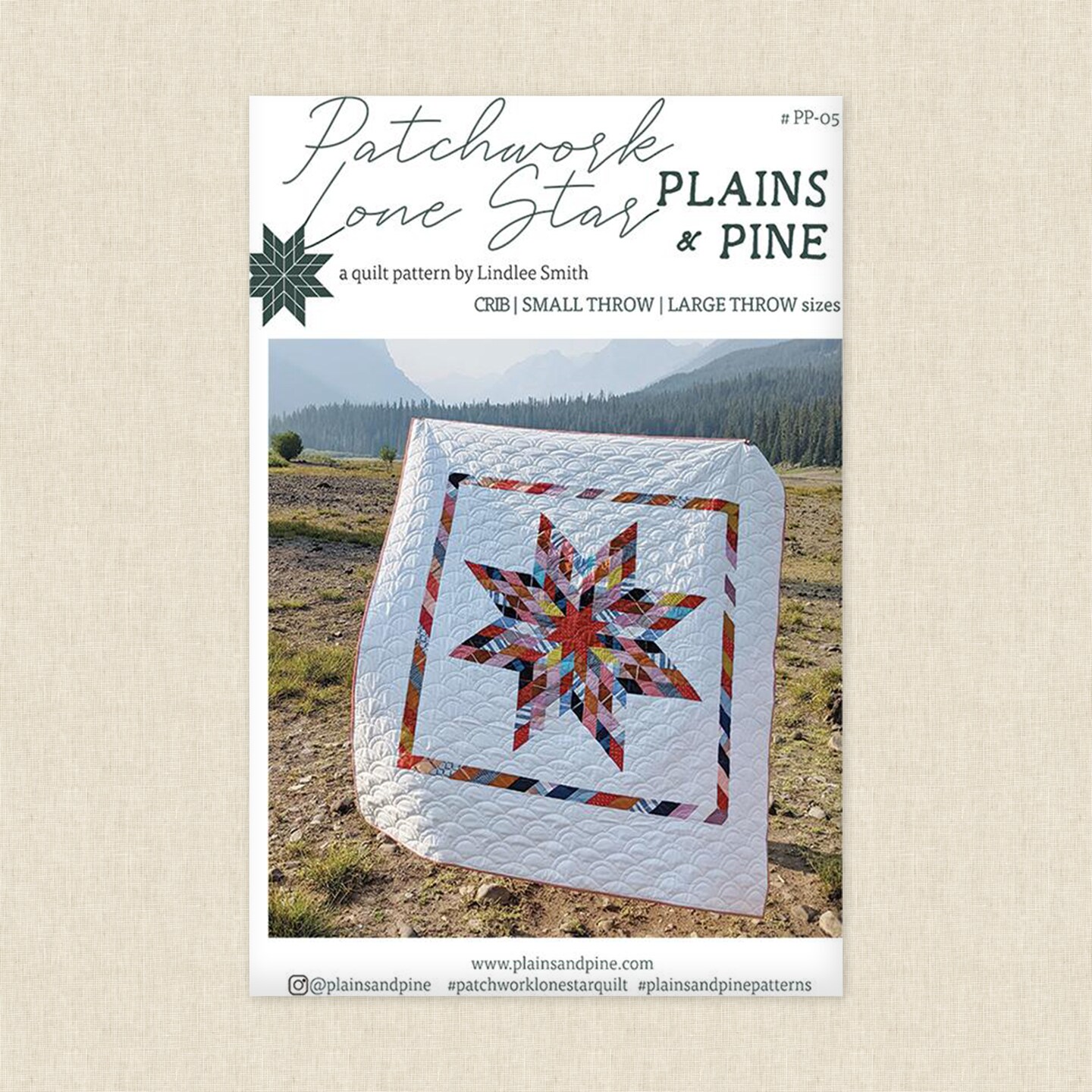 Patchwork Lone Star (pp 005) | Plains and Pine | Sewing Pattern | Michaels