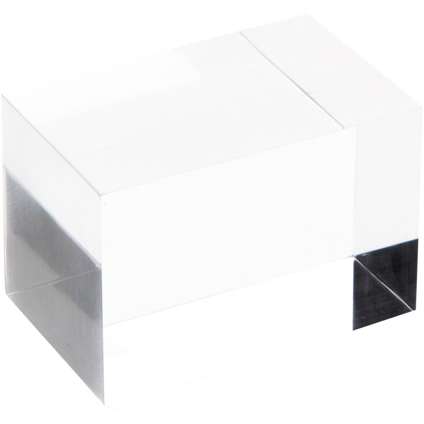Plymor Clear Polished Acrylic Rectangular Display Block, 2" H x 2" W x 3" D | Michaels