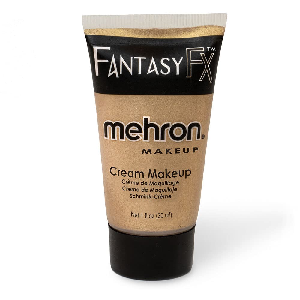 Mehron Makeup Fantasy FX Cream Makeup Water Based Halloween Makeup Gold ...