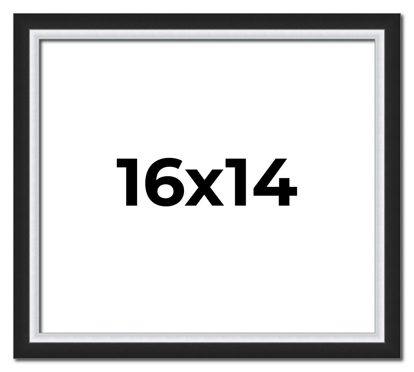 14x16 Flat Picture Frame with UV-Resistant Acrylic & Acid Free Backing ...