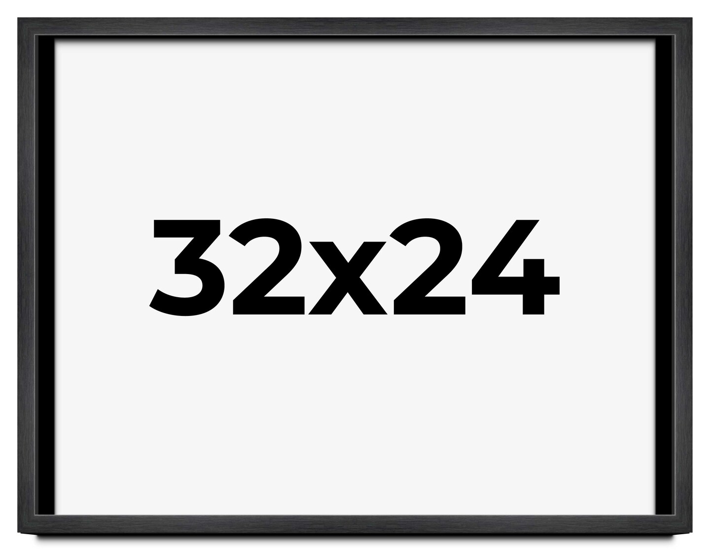 Minimalist Grey Picture Frame - UV Acrylic, Backing Board, Hanging ...